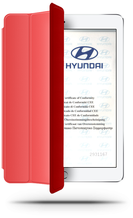 Commande de CoC Hyundai | Certificat de conformité Hyundai